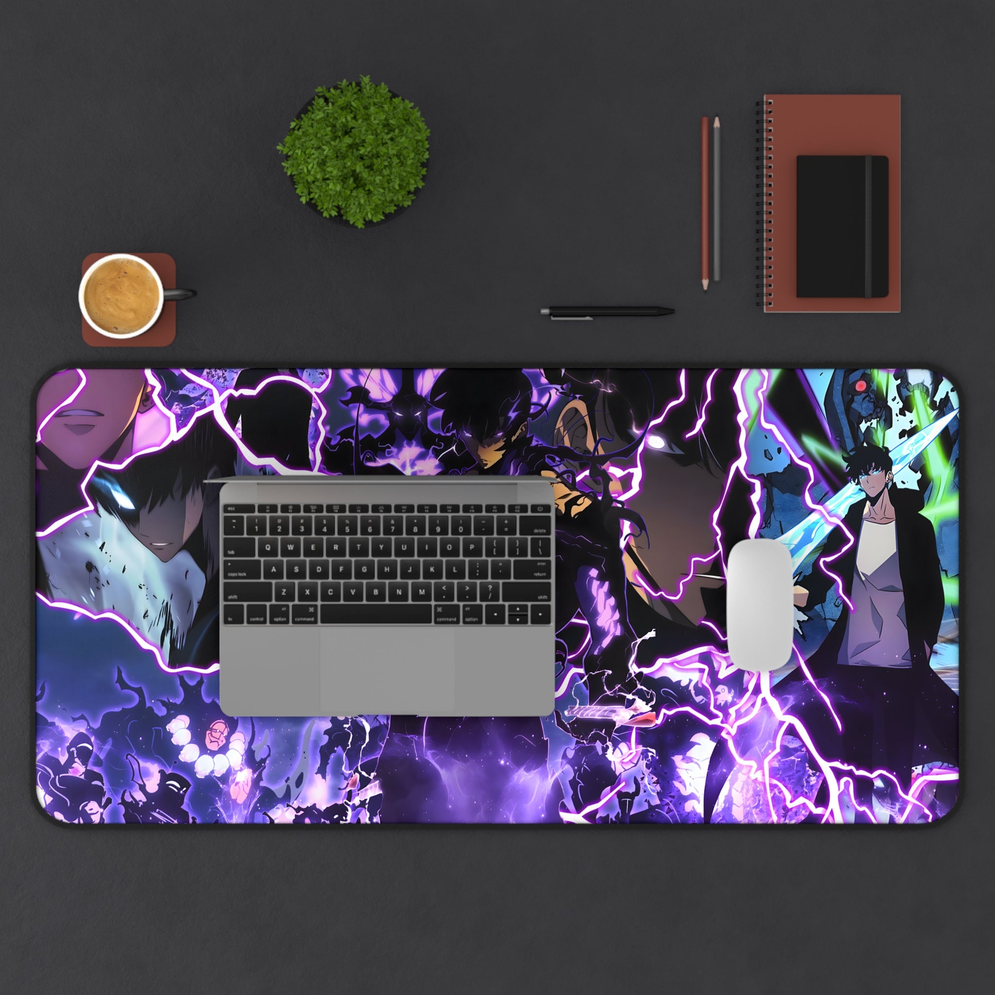 Solo Leveling Desk Mat Cute Japanese Gaming Gift Accessories 3 Size ...
