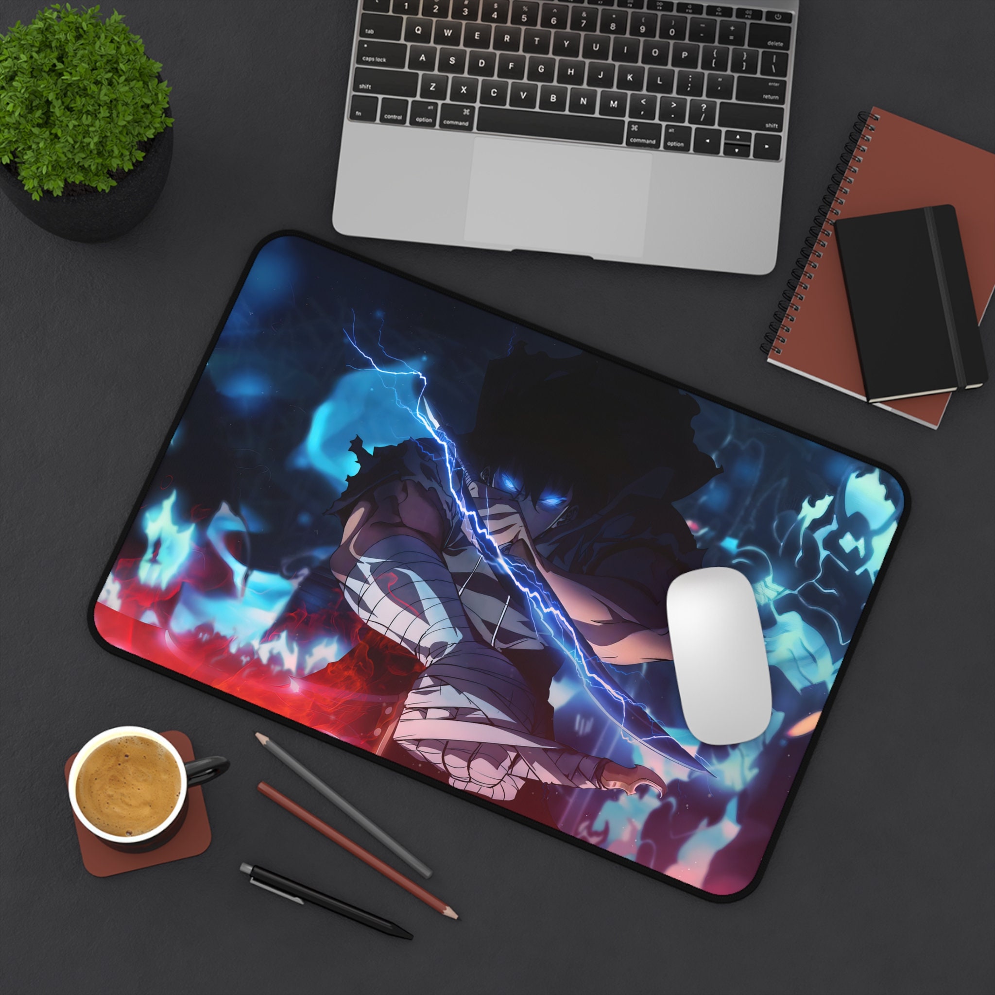 Solo Leveling Desk Mat Cute Japanese Gaming Gift Accessories 3 Size ...