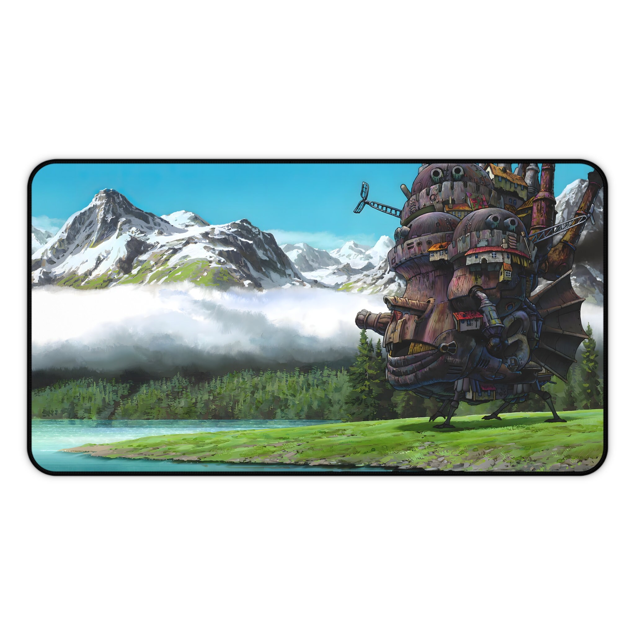 Howl's Moving Castle Desk Mat Cute Japanese Gaming Gift Accessories 3 ...