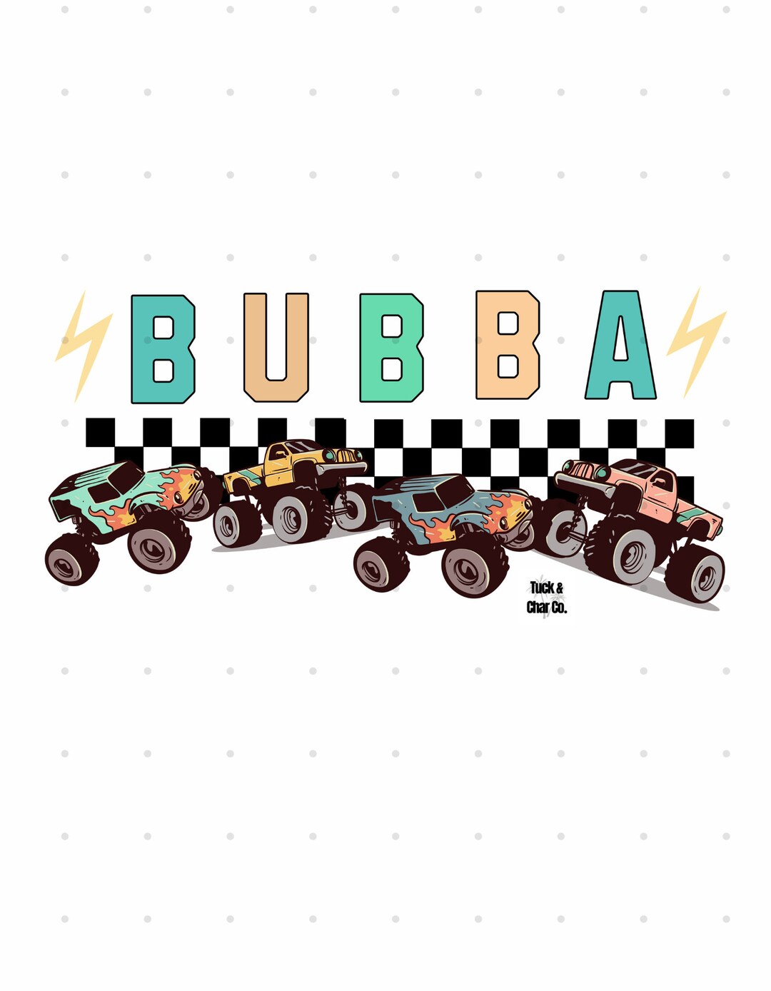 Bubba Monster Truck Digital Image (PNG File) Monster Truck Bubba PNG ...