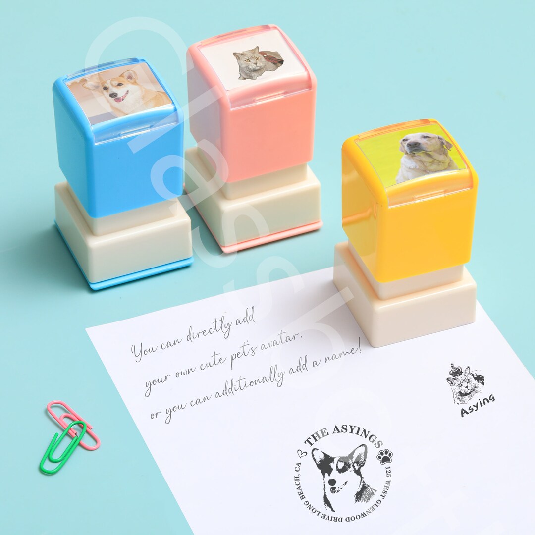 Custom Pet Stamp,custom Royal Pet Portrait Stamp,personalized Custom ...