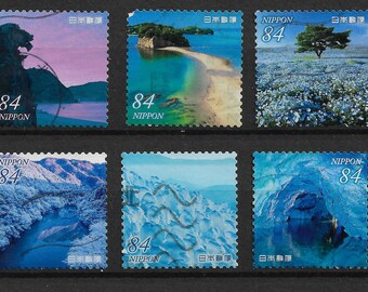 Kabuki Japan Postage Stamps X 10. Cute Japanese Stamp Set for ...