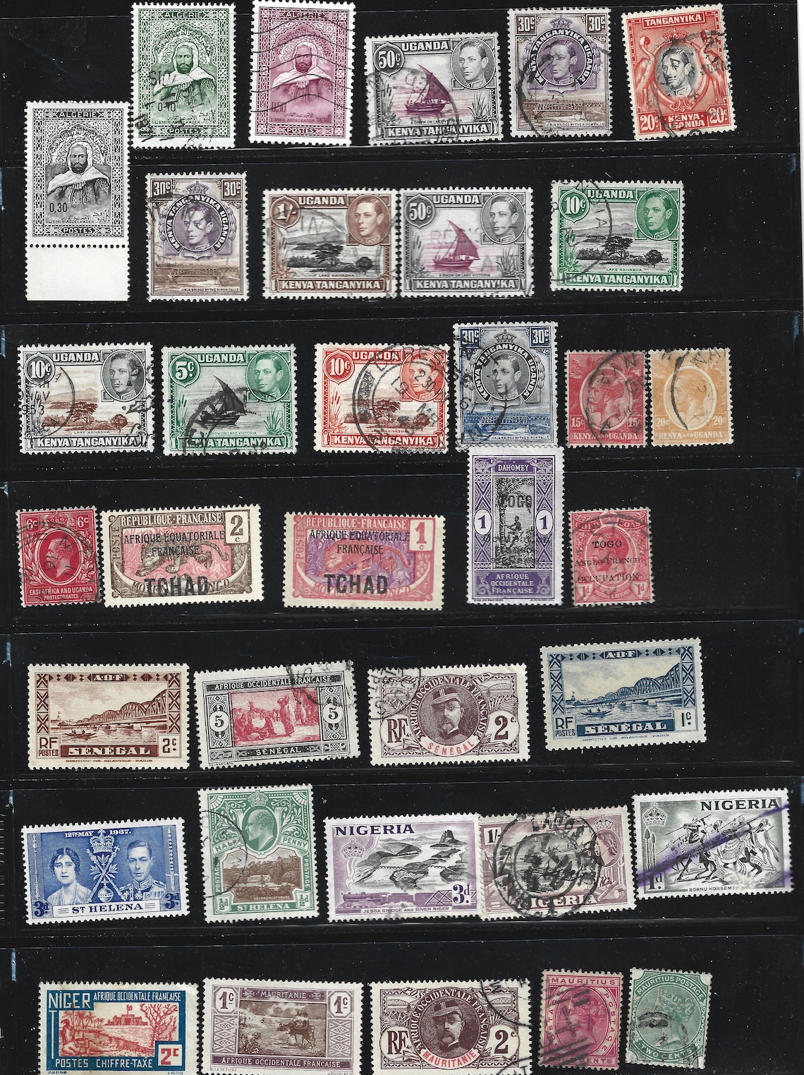 90+ Older African Postage Stamps From the 1890s-1950s. Africa Stamp ...