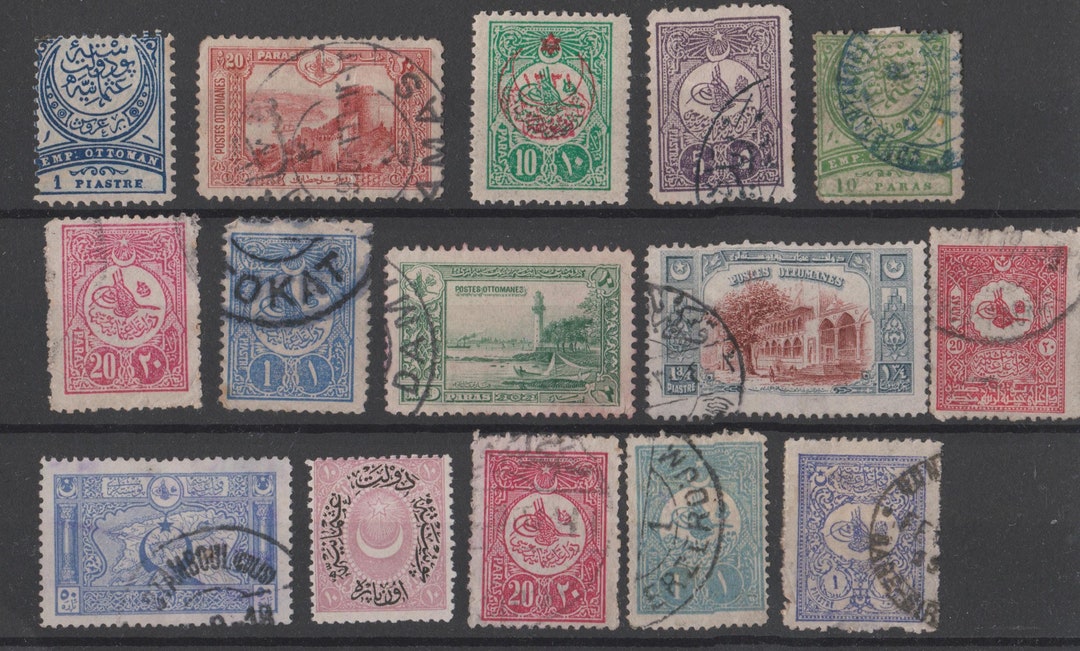 Ottoman Empire Postage Stamps From the 1890s-1910s X 15. Postes ...