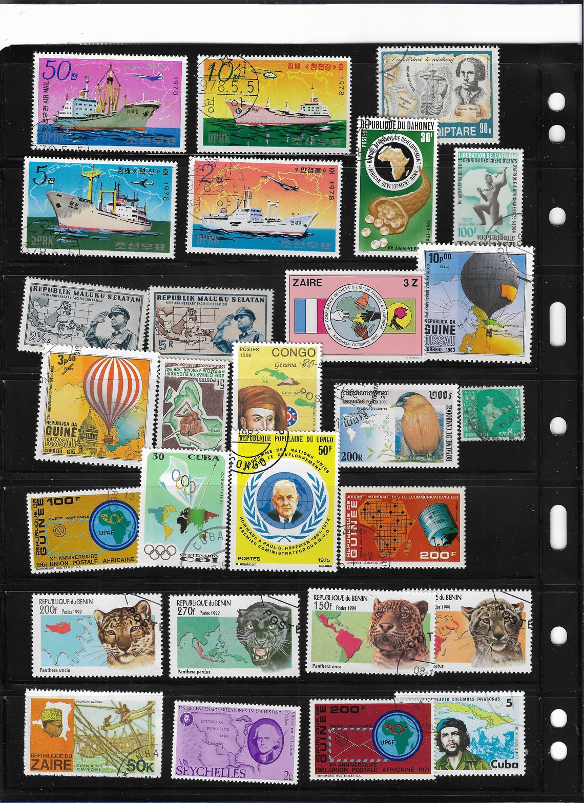 87 Worldwide Maps Postage Stamps. Stamp Collection. Cartography ...