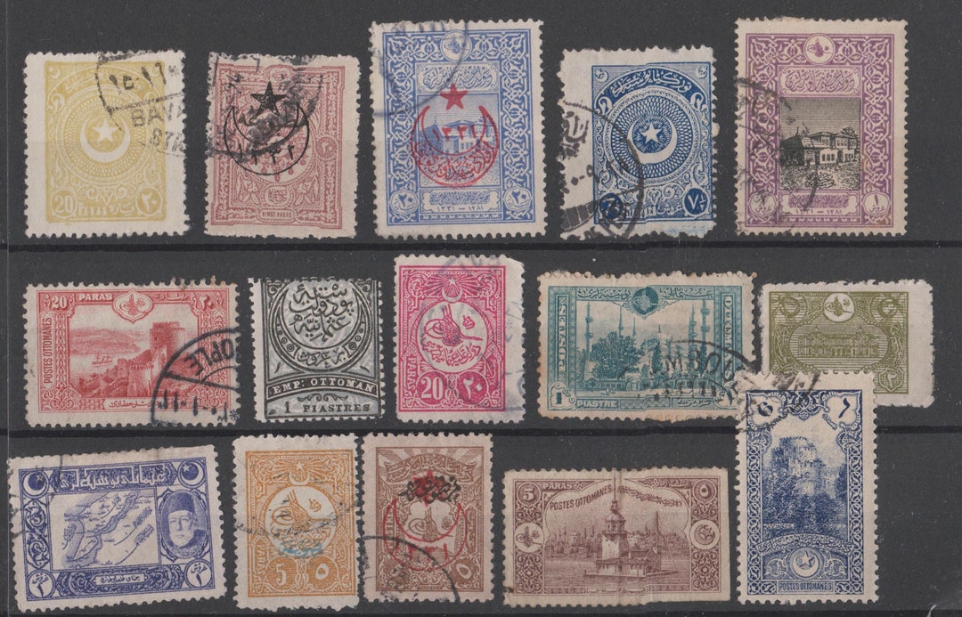 Ottoman Empire Postage Stamps From the 1890s-1910s X 15. Postes ...