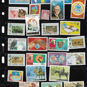 87 Worldwide Maps Postage Stamps. Stamp Collection. Cartography ...