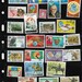 87 Worldwide Maps Postage Stamps. Stamp Collection. Cartography ...