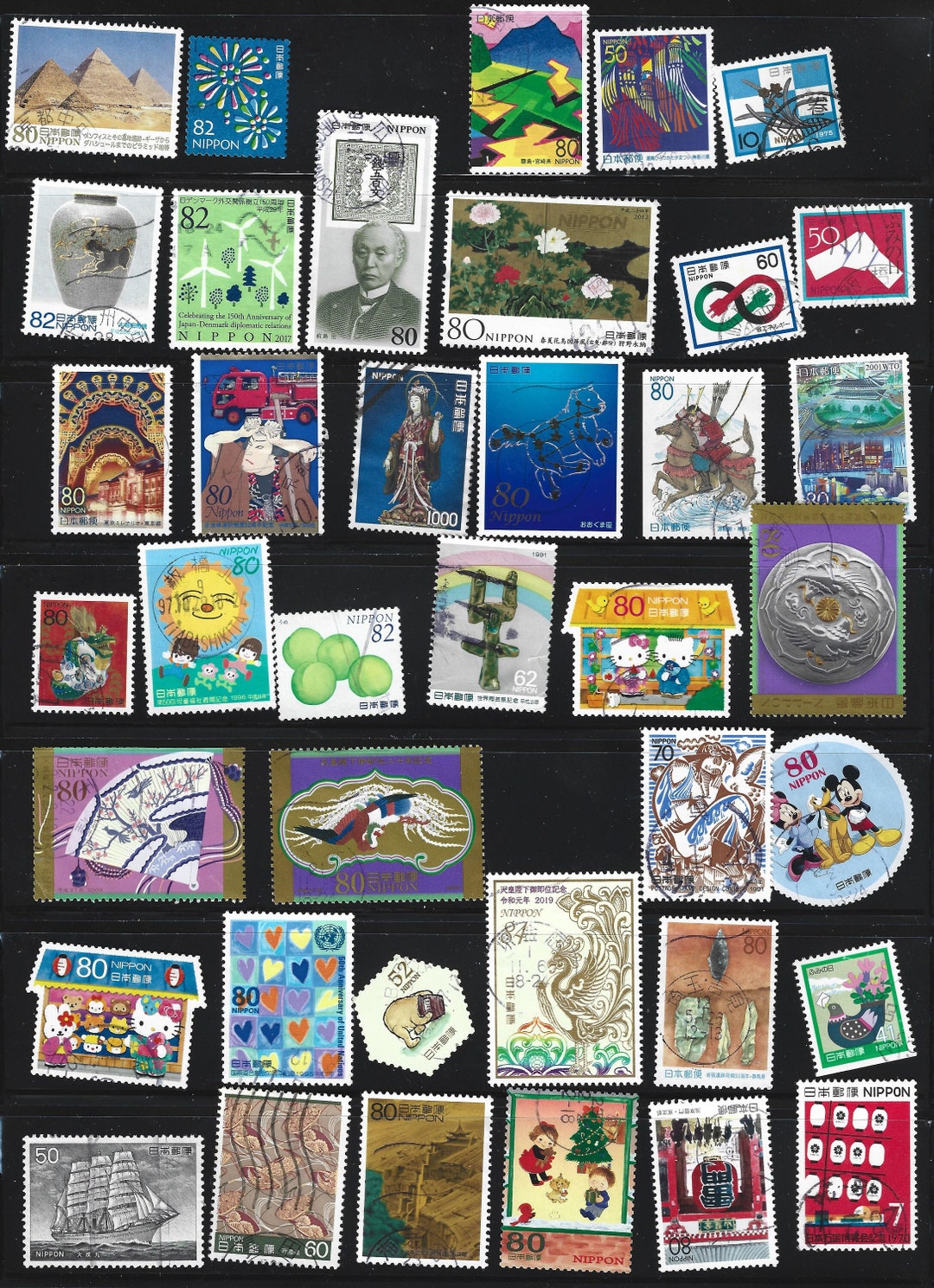 160+ Japan Stamp Collection. Assortment of Commemorative & Prefecture ...