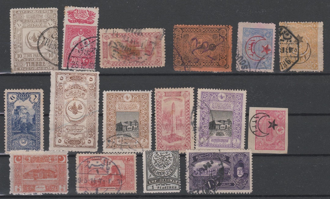 Ottoman Empire Postage Stamps From the 1890s-1910s X 16. Postes ...