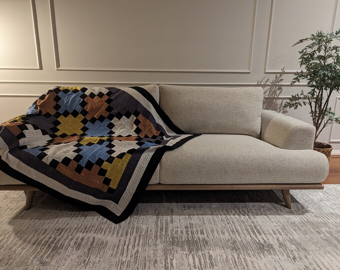 Fully Hand-stitched Patchwork Quilt / Throw - Etsy Canada