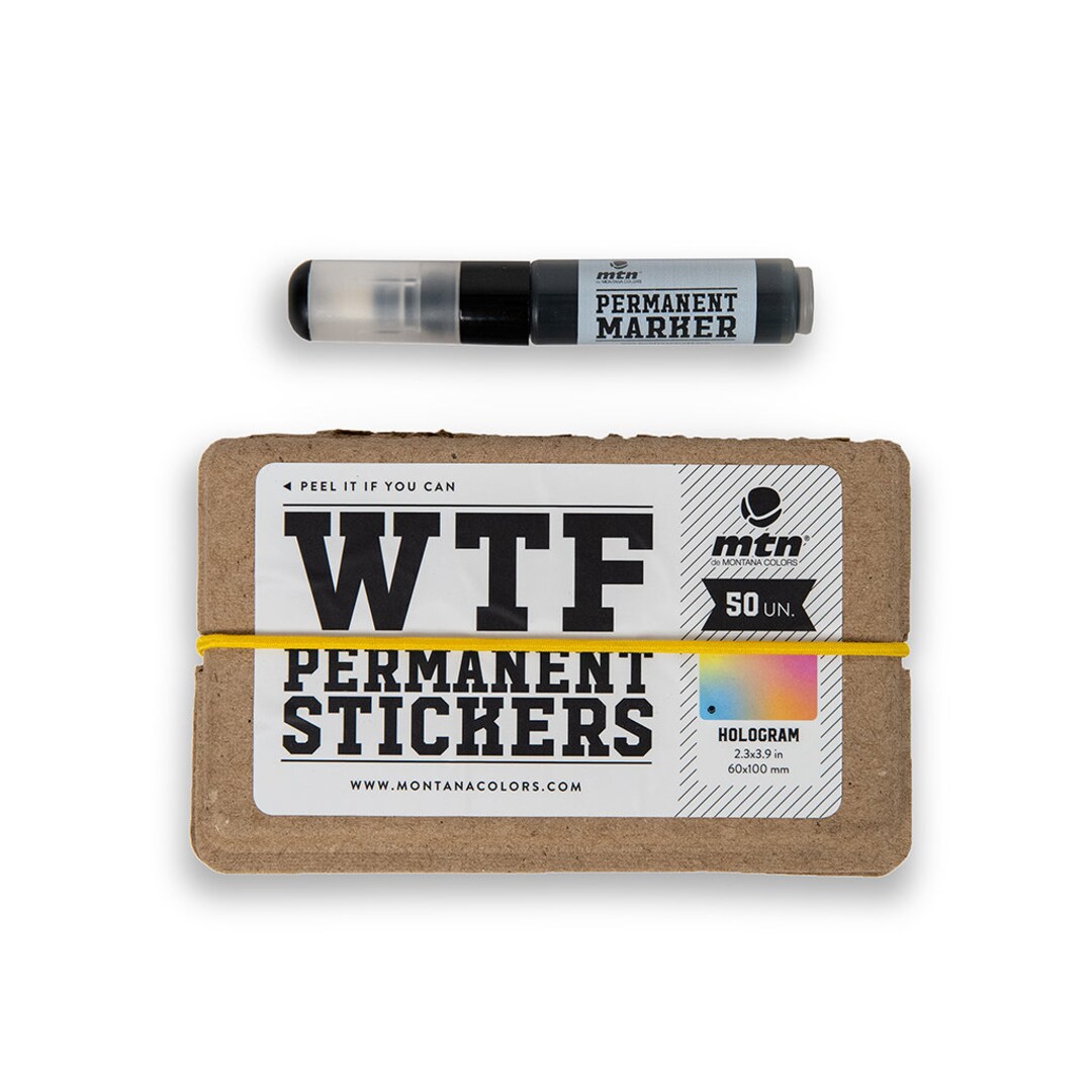 MTN WTF Eggshell Stickers 50 Pcs - Etsy