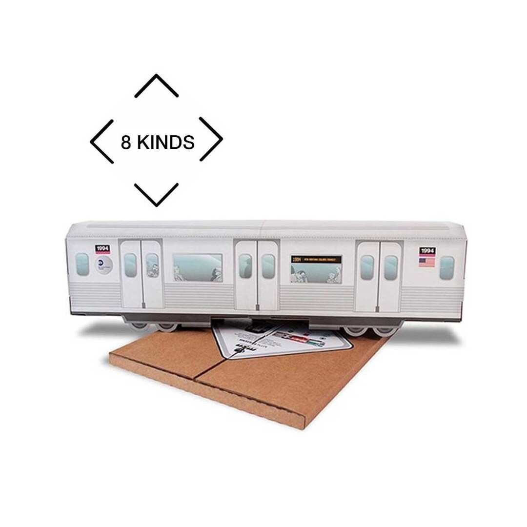 MTN Systems Miniature Cardboard Trains and Subway - Etsy