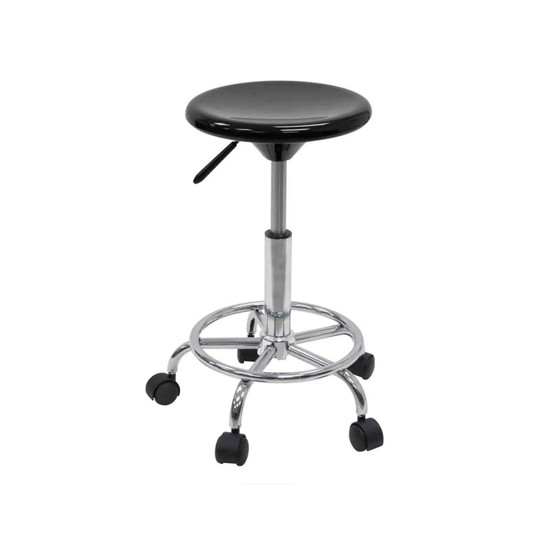 Studio Design Atelier Stool – Chrome/black - Etsy