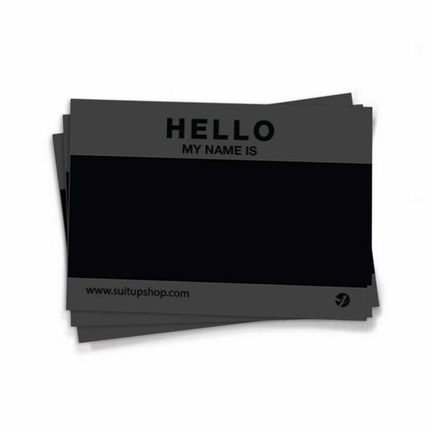 Hello My Name is Stickers - Etsy
