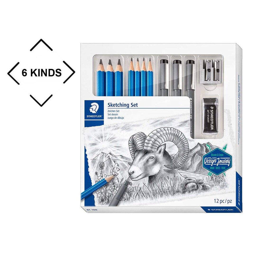 Staedtler Mars Lumograph Pencil Kits - Etsy