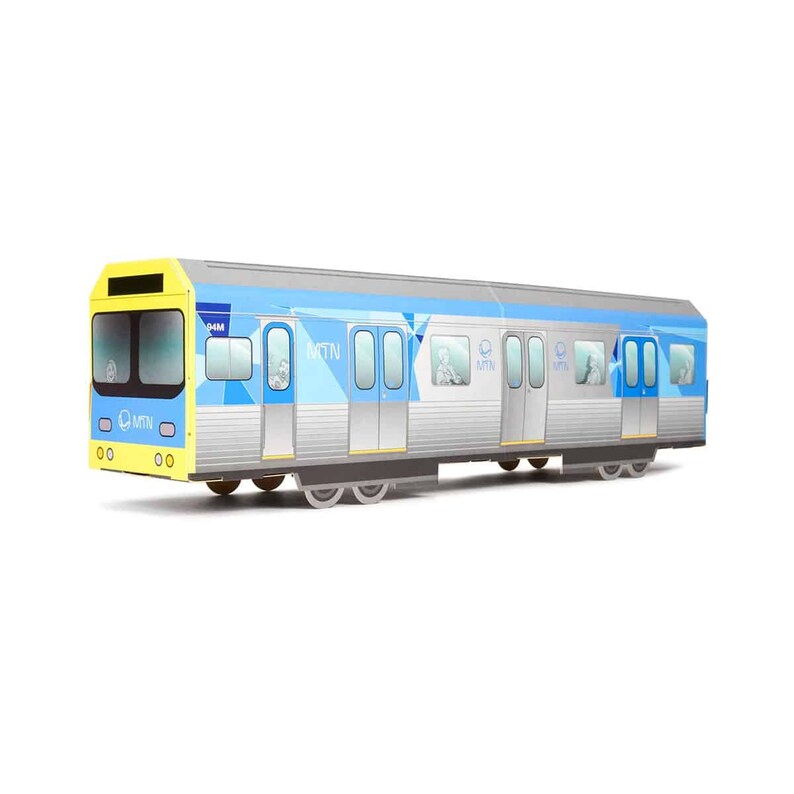 MTN Systems Miniature Cardboard Trains and Subway - Etsy