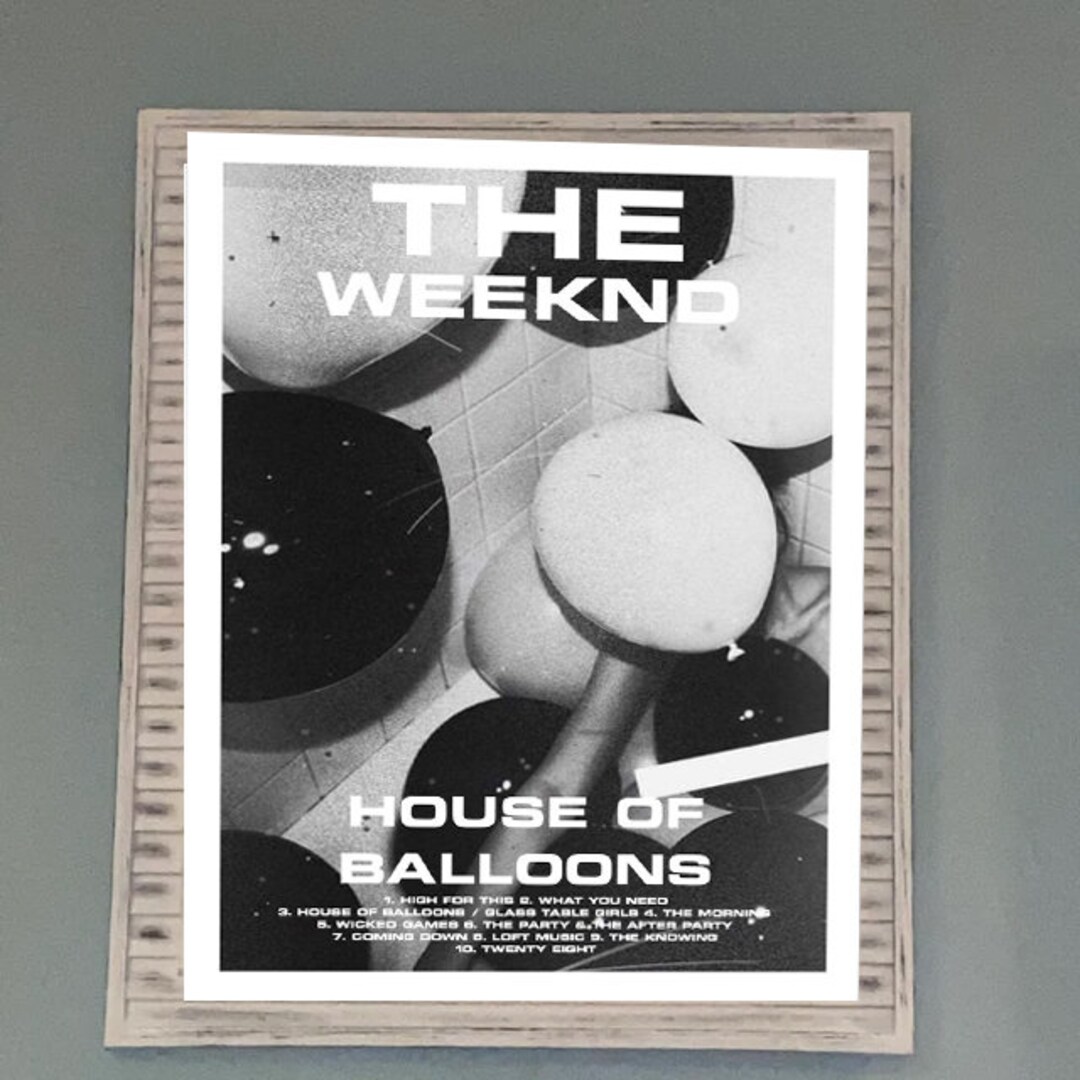 The Weeknd Album Poster - Etsy