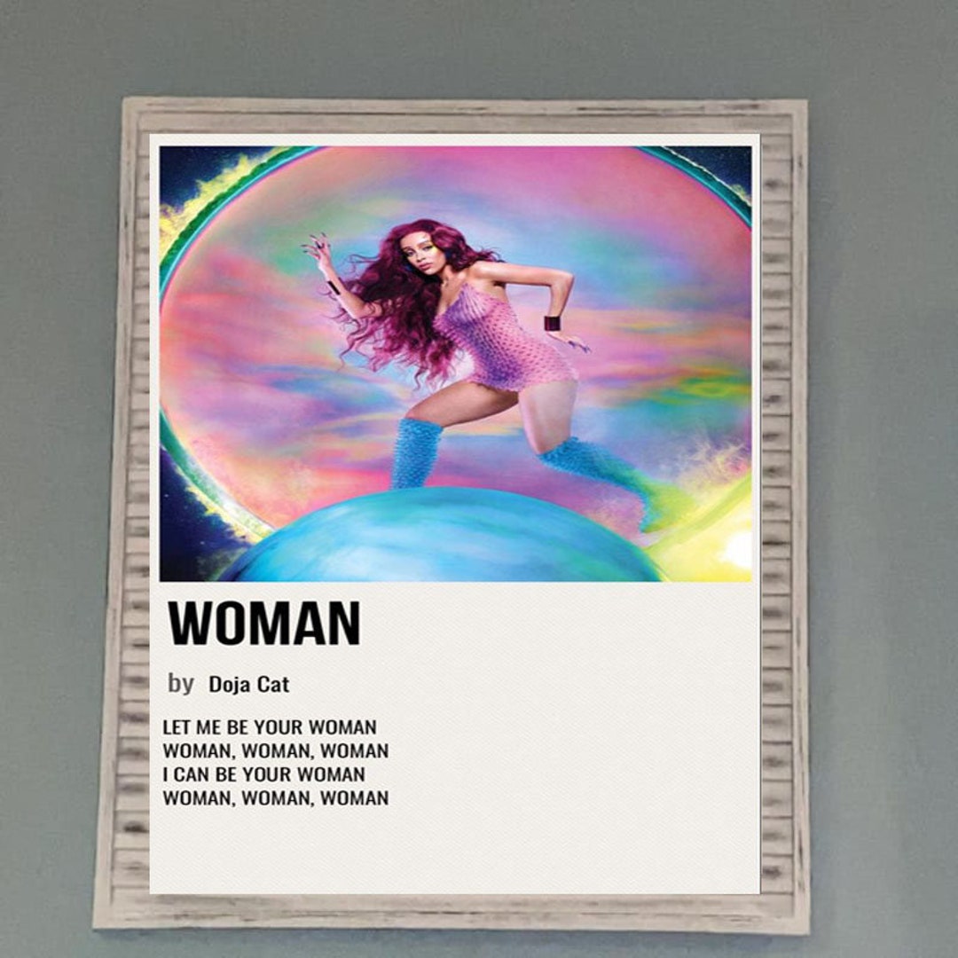 Minimal Poster of the Song Woman Poster - Etsy
