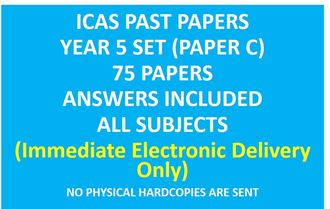 ICAS Past Papers With Answers Grade Year 5 Paper C Full Etsy icas-past-papers-with-answers-grade-year-5-paper-c-full-etsy