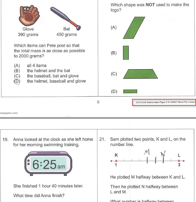 ICAS Past Papers With Answers Grade Year 5 Paper C Full Etsy ICAS Past Papers With Answers Grade Year 5 Paper C Full Etsy