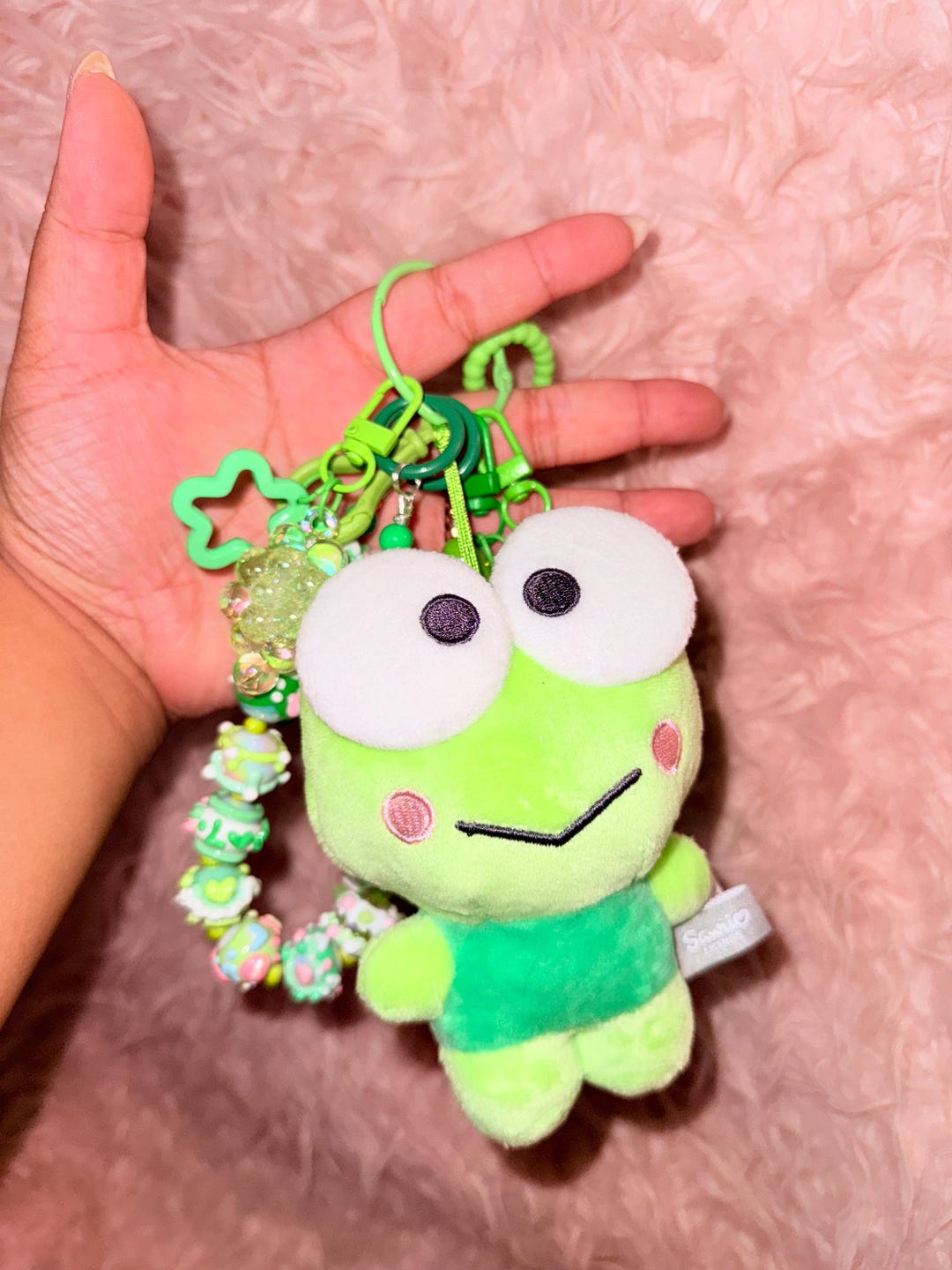 Kawaii Keychains Keroppi Keychain Sanrio Keychain High Quality Keychain ...