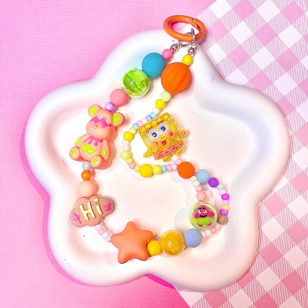 Spongebob Keychain - Etsy