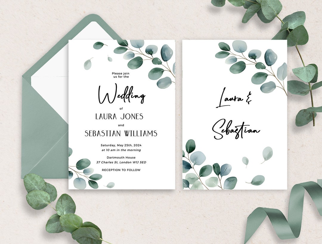 OASIS Wedding Invitation Customize Wedding Template Printable - Etsy