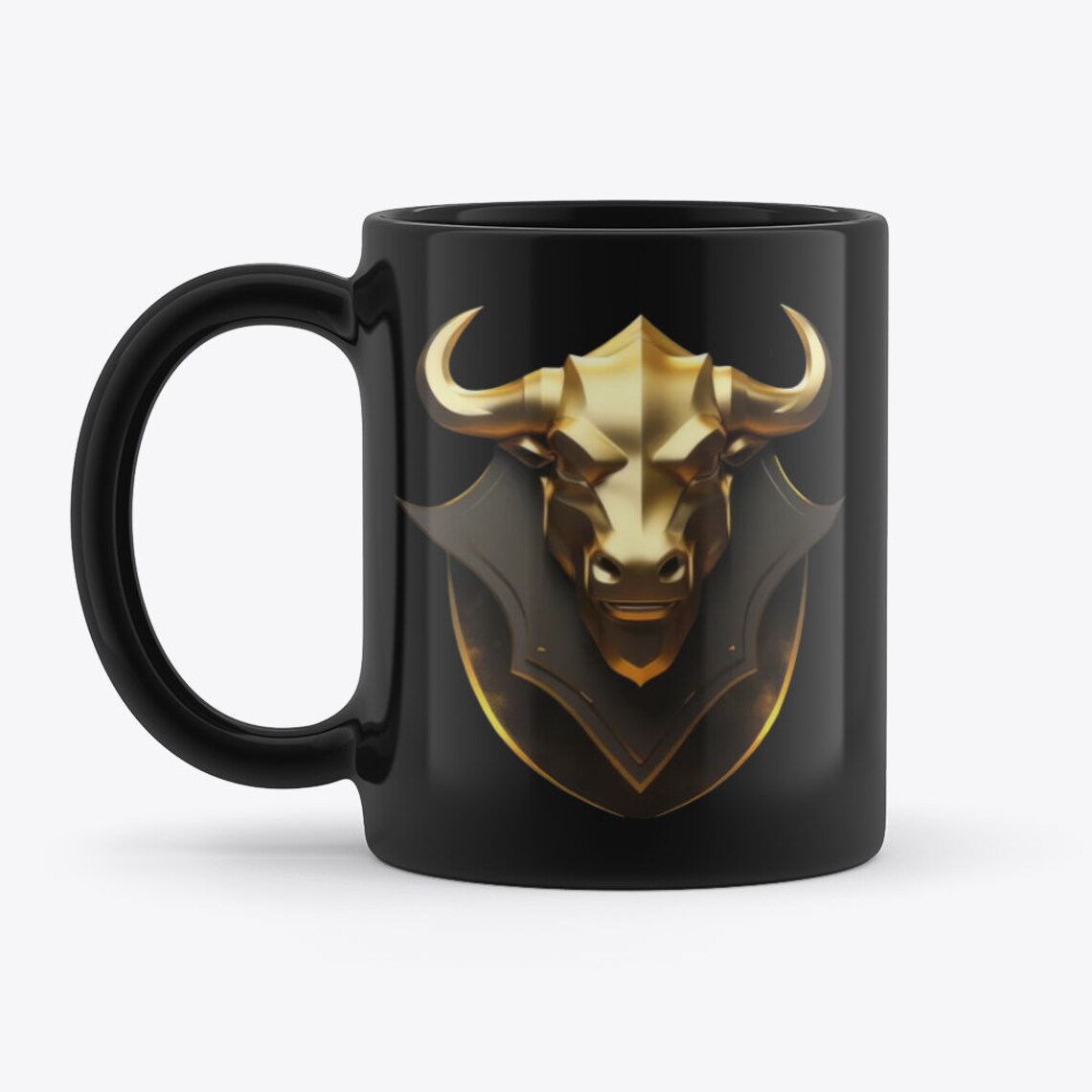 Golden Bull Logo PNG İmage, Clipart, Wall Art, Design Logo - Digital ...