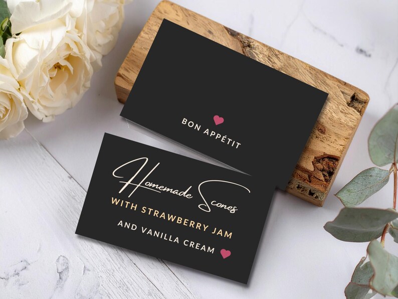 Editable Buffet Cards | Food Display Labels | Event & Celebration Signs ...