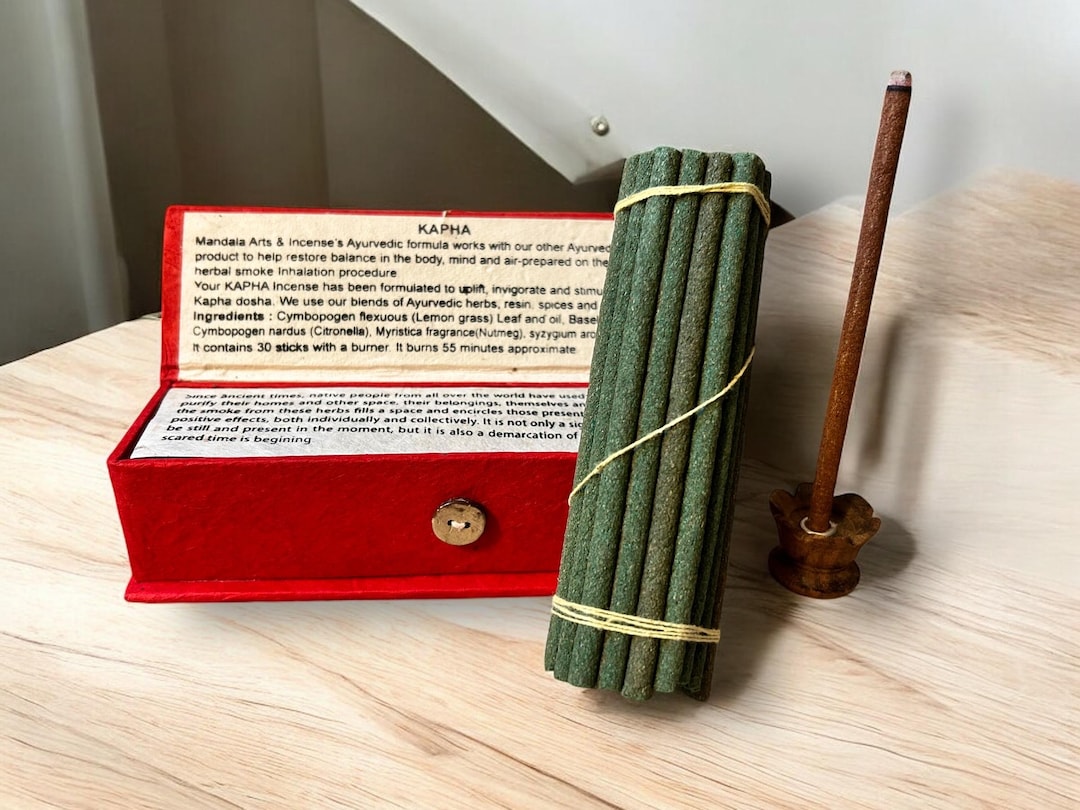 Ayurveda Incense Sticks | Dhoop | High-quality Box | With Stick Holder ...