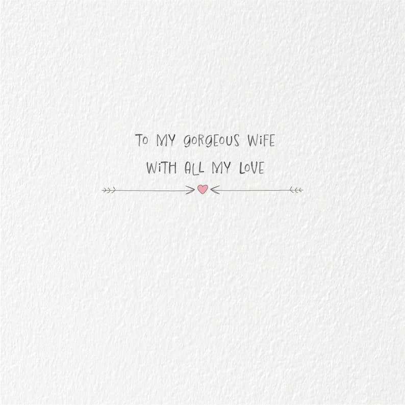 Lgbt Valentines Day Card I Love You To My Wife On Valentines Day