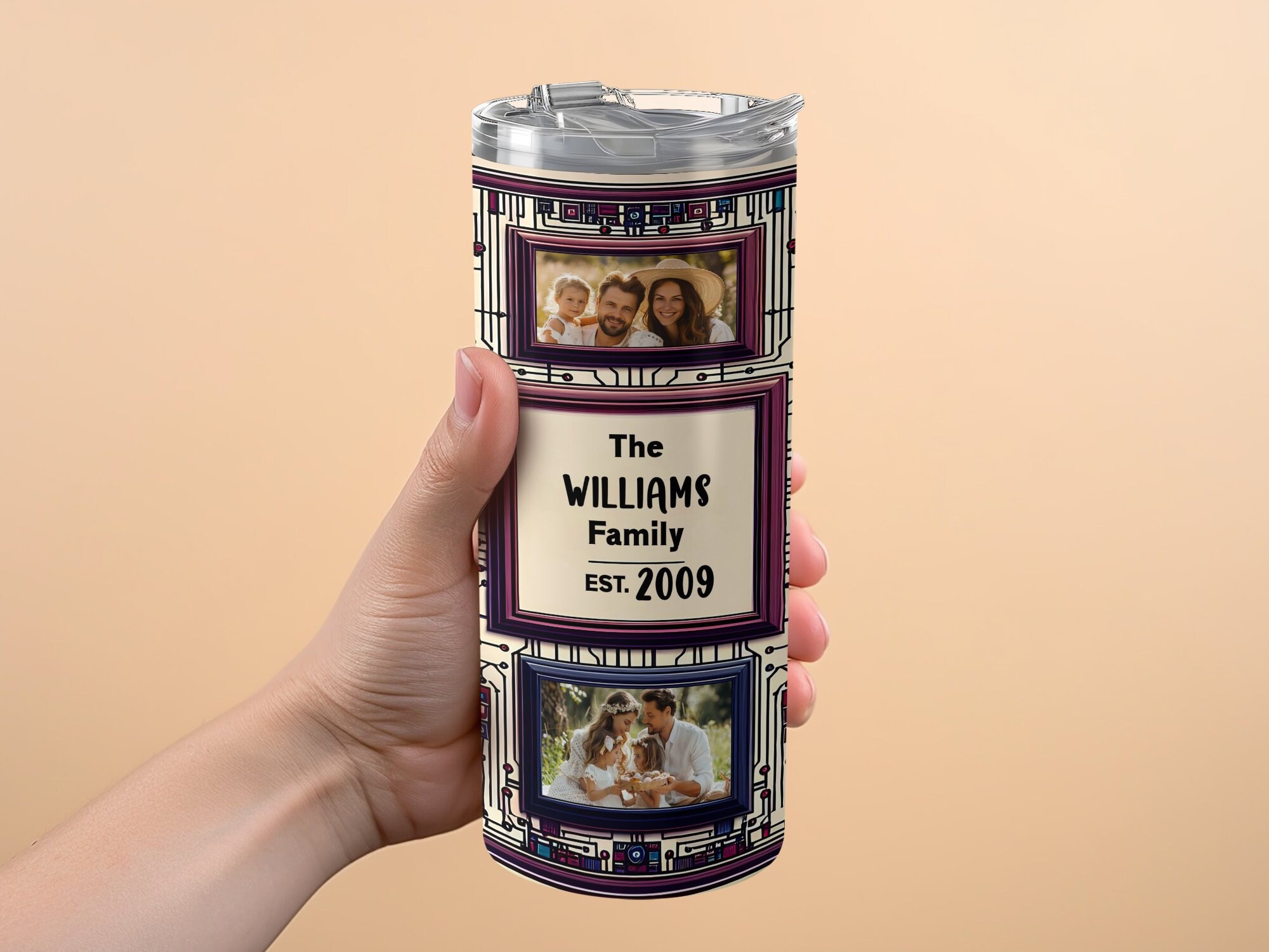 Electronic Circuit Photo Tumbler Wrap 20oz Sublimation Designs ...
