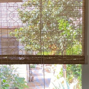 Bamboo Cross Thread Design Blind Shade chirag Pattern Chik Blind Shade ...