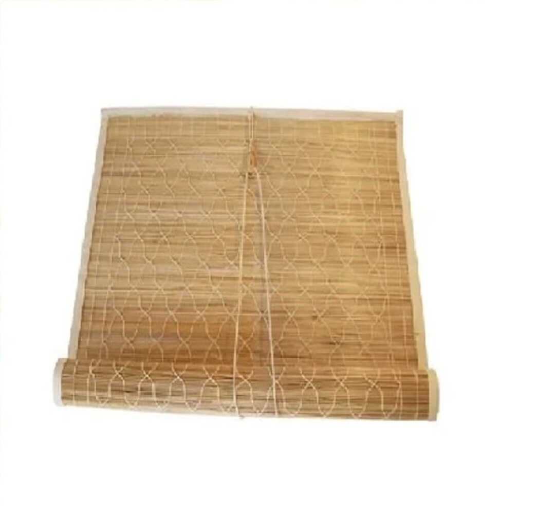 Cross Thread Wovan Pattern Chik Blind Shade Bamboo Cross Thread Design ...