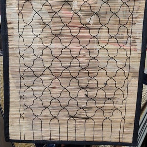 Cross Thread Design Bamboo Blinds for Windows - Etsy