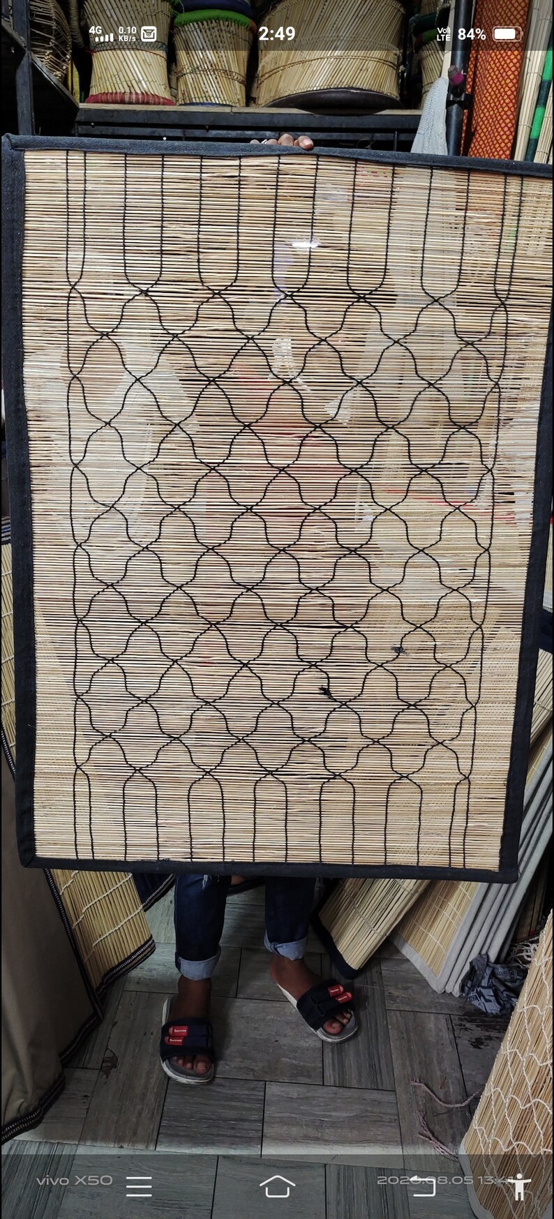 Cross Thread Design Bamboo Blinds for Windows - Etsy