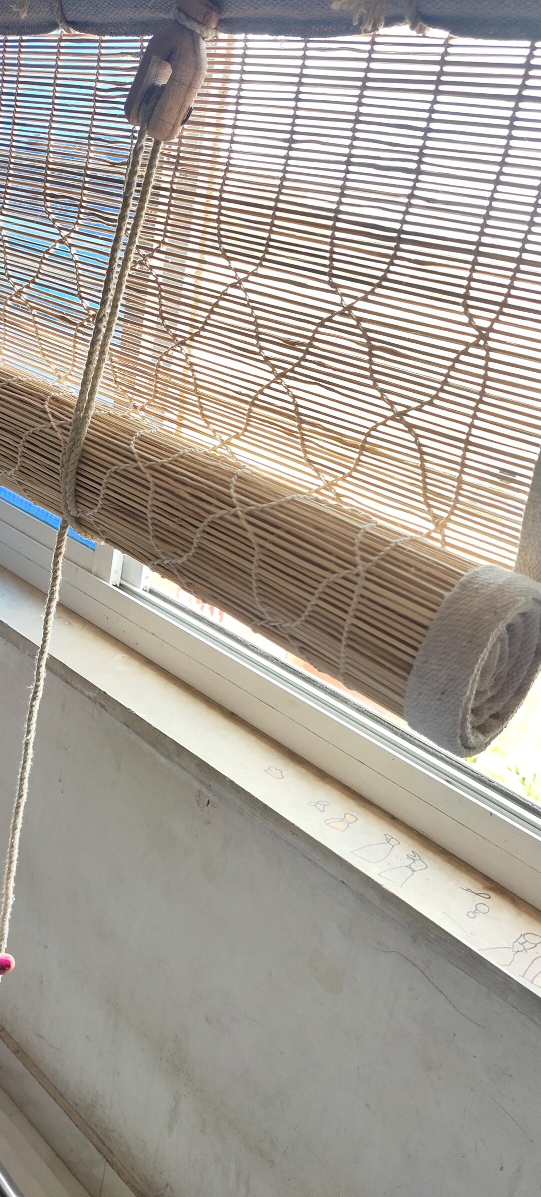 Cross Thread Design Blind Shades in off White Thread and Border. - Etsy