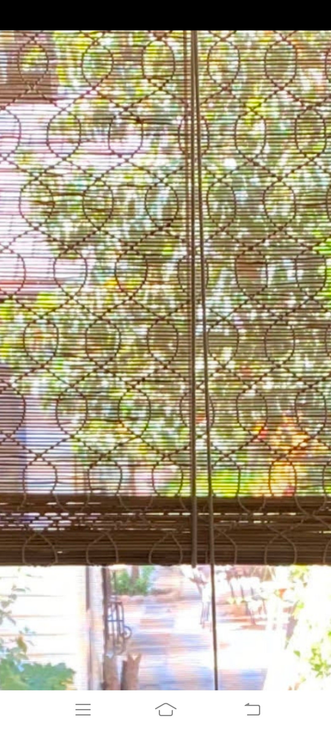 Bamboo Cross Thread Design Blind Shade chirag Pattern Chik Blind Shade ...