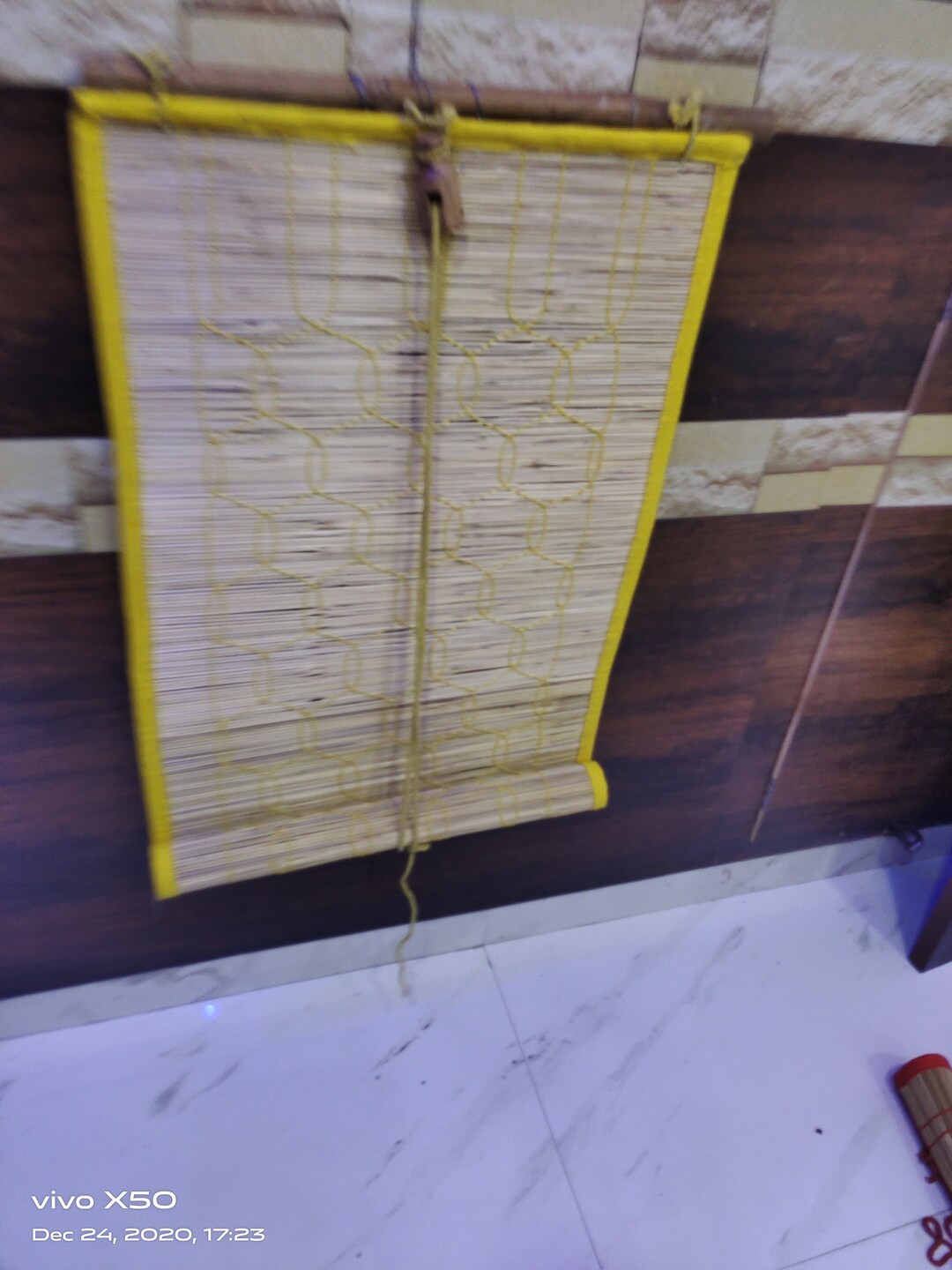 Natural Color Bamboo Cross Thread Design Blind Shade Cross Thread ...