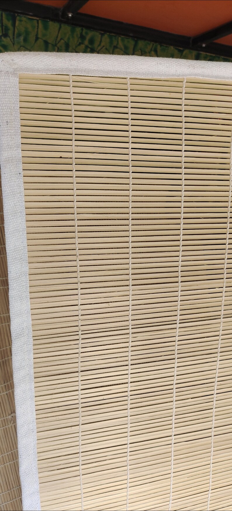 Cross Thread Design Bamboo Blinds for Windows - Etsy