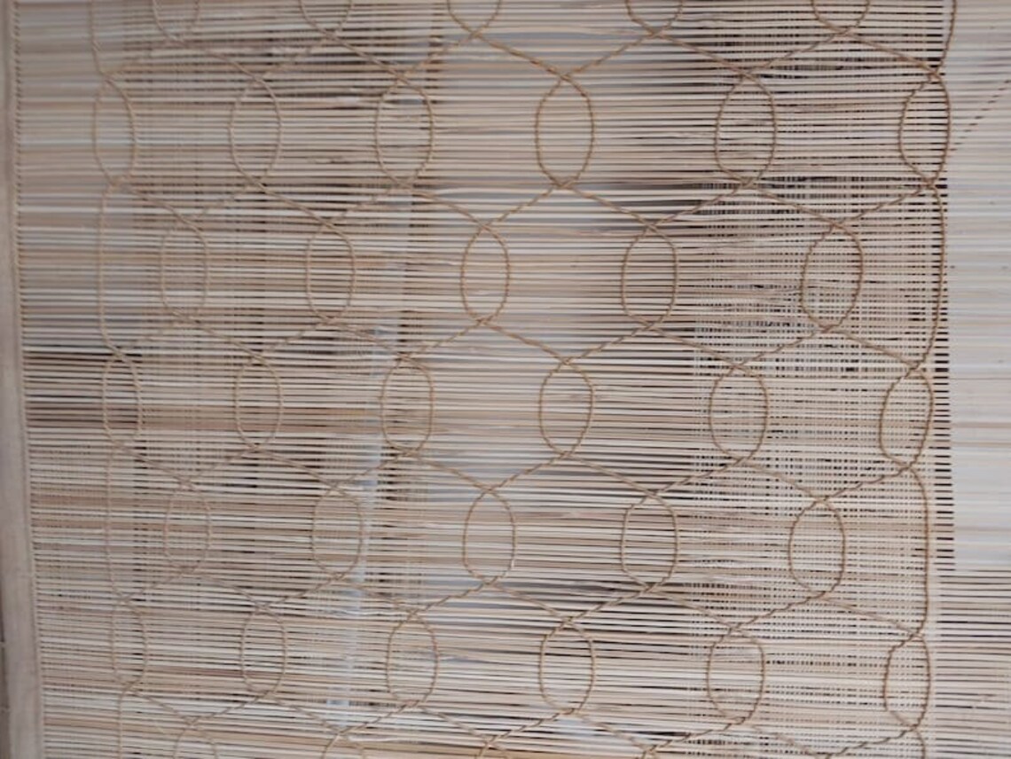 Handmade Cross Thread Bamboo Blinds , Bamboo Chiks for Indoor and ...