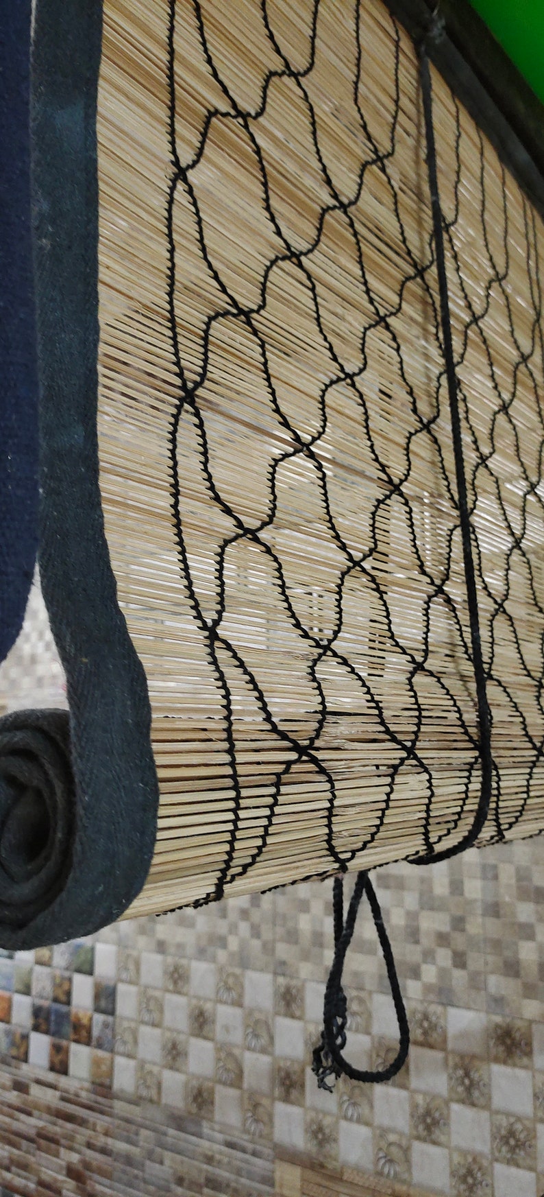Cross Thread Bamboo Blinds - Etsy