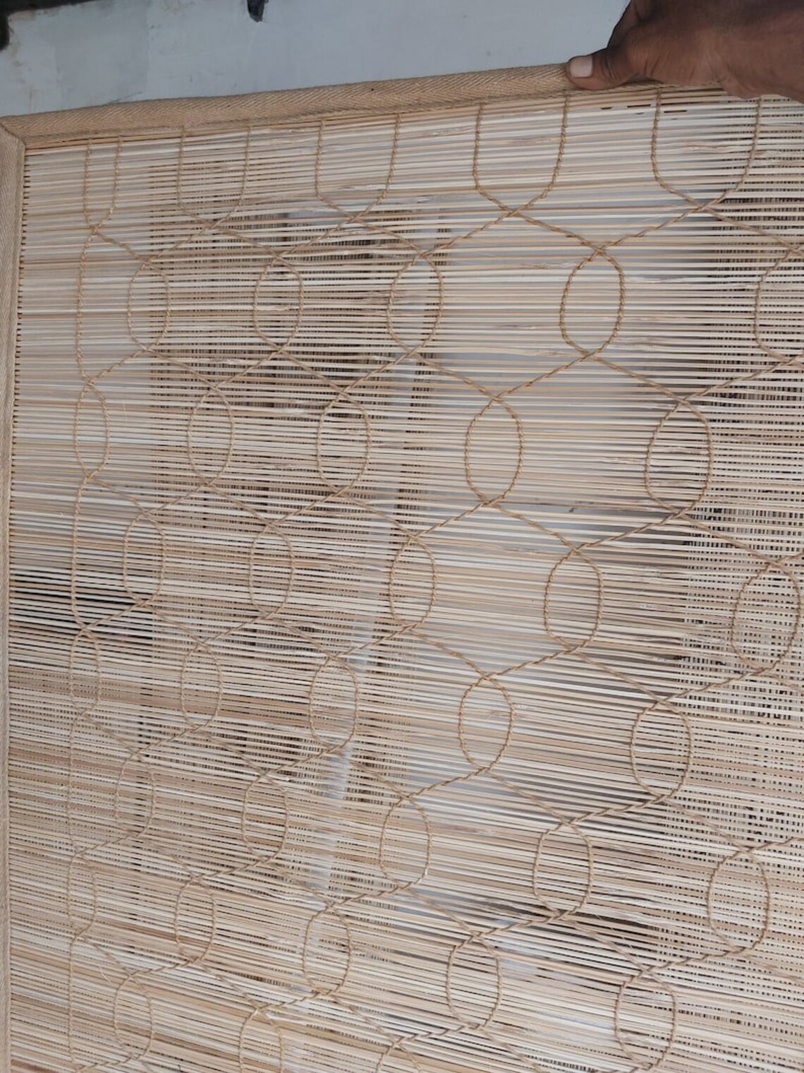 Handmade Cross Thread Bamboo Blinds , Bamboo Chiks for Indoor and ...