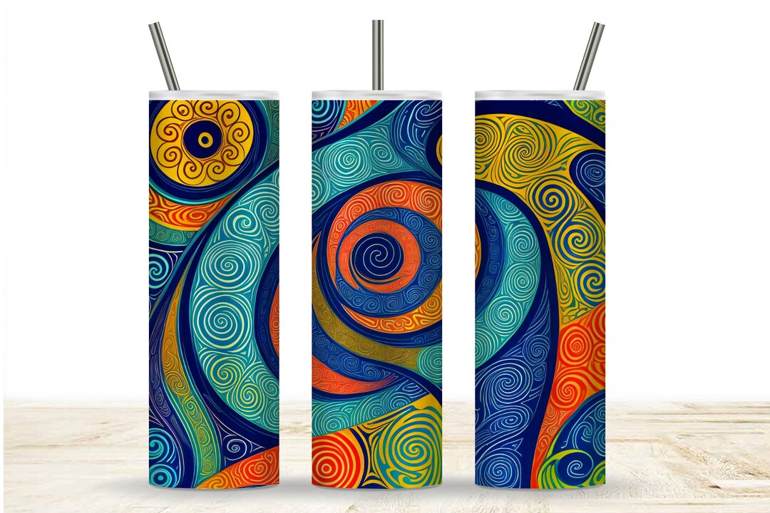 Maori Koru Fusion 20 Oz Skinny Tumbler Design - Etsy Australia