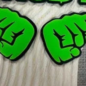 Personalised Hulk Style Cake Topper, Cake Charm or Nameplate, Hulk Cake ...