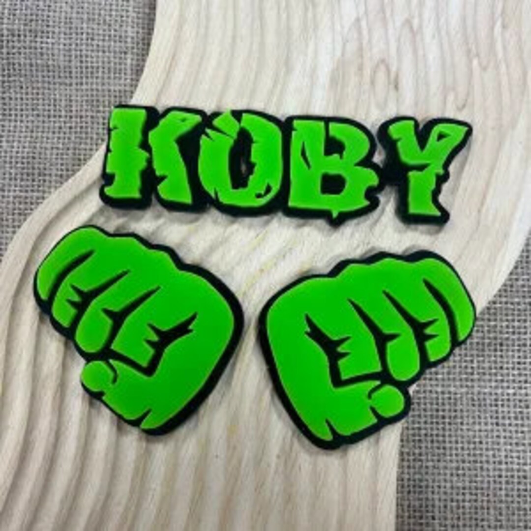 Personalised Hulk Style Cake Topper, Cake Charm or Nameplate, Hulk Cake ...