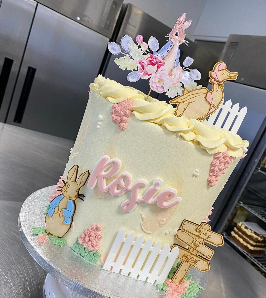Personalised Peter Rabbit Cake Topper - Etsy