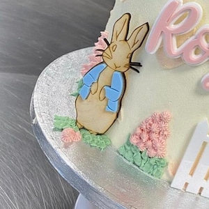 Personalised Peter Rabbit Cake Topper - Etsy
