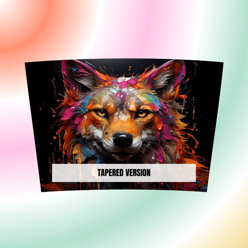 500 Vibrant 3D Animal Drip Art Collection Designs for 20oz Tumblers ...